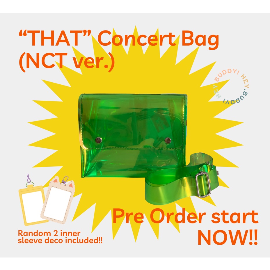 Jual “THAT” Concert Bag | PVC Bag | Tas konser PVC NCT | Shopee Indonesia