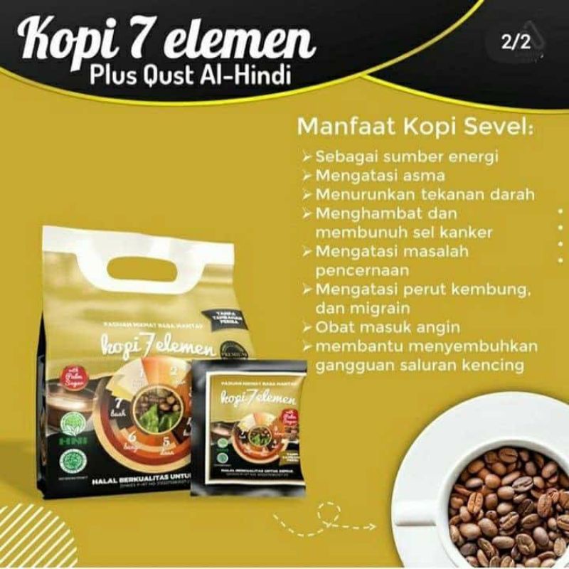 Jual Kopi 7 Elemen Premium sevel premium by HPAI - HNI | Shopee Indonesia