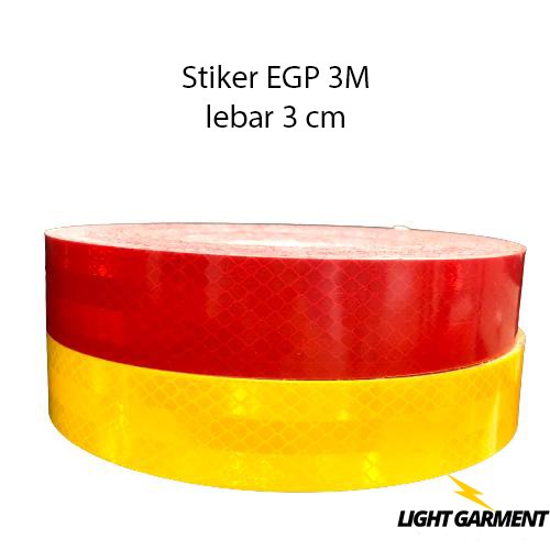 Jual Stiker 3M EGP Reflektor lebar 3 cm / Skotlet / Pemantul Cahaya 1 ...