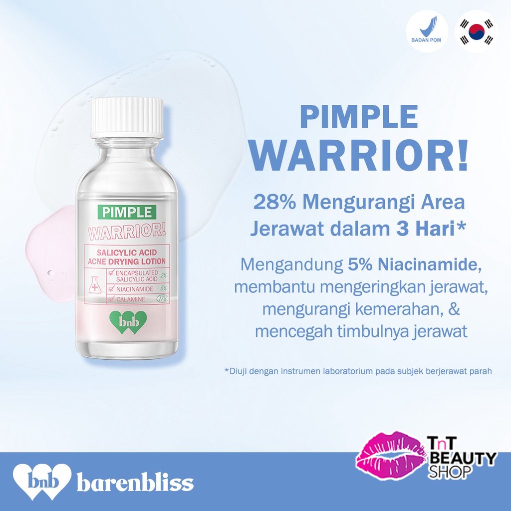 Jual BNB Barenbliss Pimple Warrior! Salicylic Acid Acne Drying Lotion ...