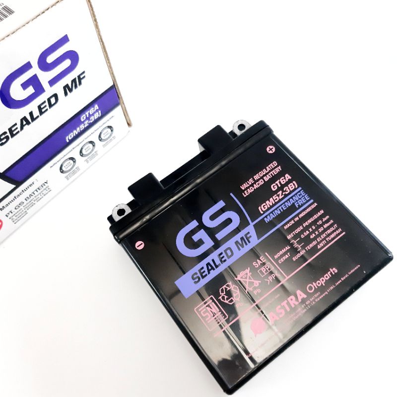 Jual Aki Gs Astra GT6A (GM5Z-3B) | Shopee Indonesia