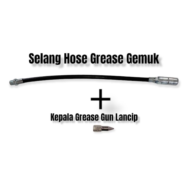Jual Pressol Selang Pompa Gemuk Tangan Hand Grease Gun 1 Set | Shopee ...