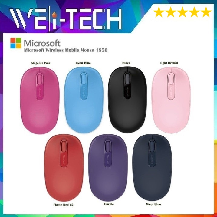 Jual Microsoft 1850 Wireless Mouse | Shopee Indonesia