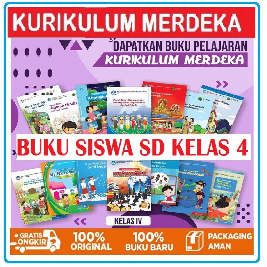 Jual Buku Siswa SD Kelas IV - Buku Paket Untuk Siswa SD / MI Kelas 4 ...