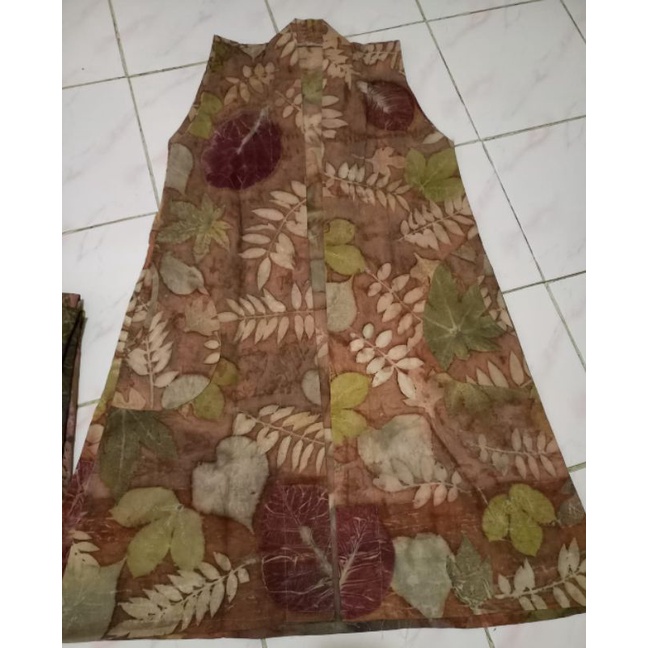 Jual Outer Wanita All Size Batik Ecoprint Kain Katun | Shopee Indonesia