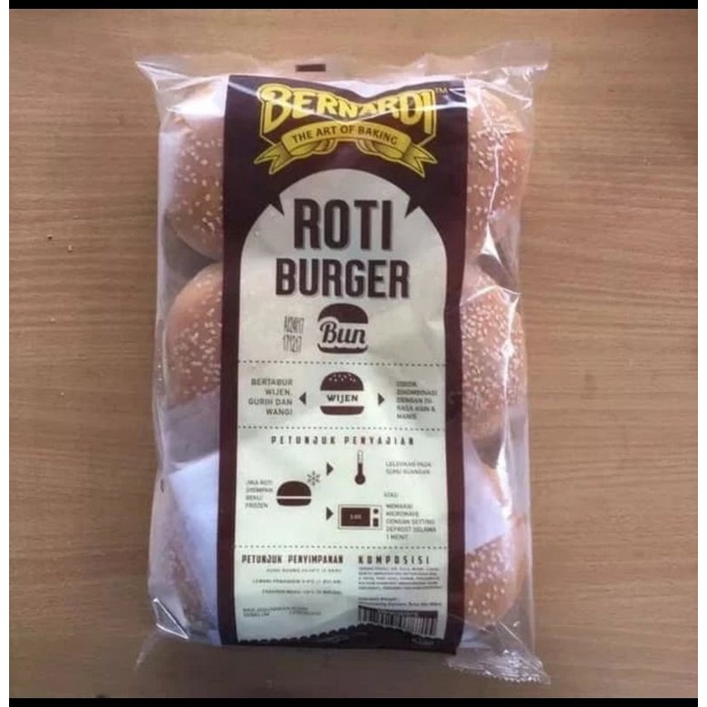 Jual Bernardi Roti Burger Wijen 6pcs | Shopee Indonesia