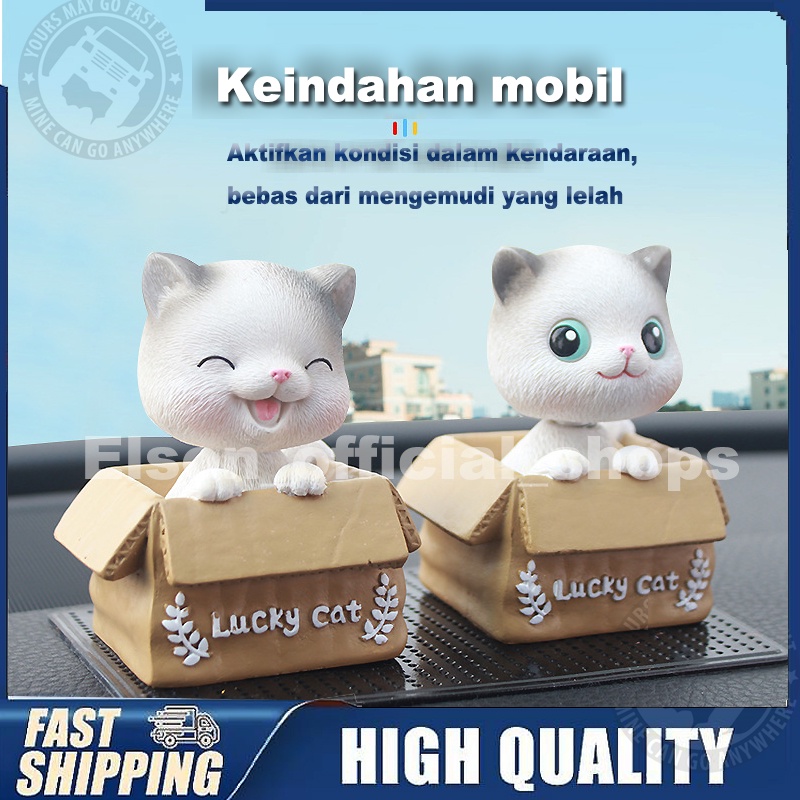 Jual Lucu Hiasan Dashboard aksesoris Mobil/Pajangan Mobil Kucing - Baby ...