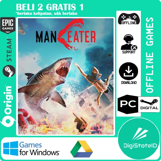 Jual Game PC Maneater Apex Edition | Shopee Indonesia