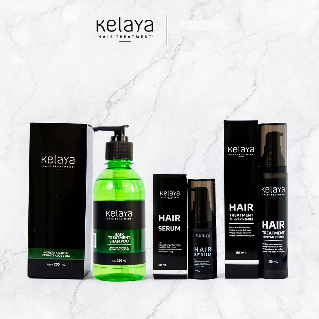 Jual Kelaya Hair Treatment Series (Shampo/Serum/Minyak Kemiri) Rambut ...