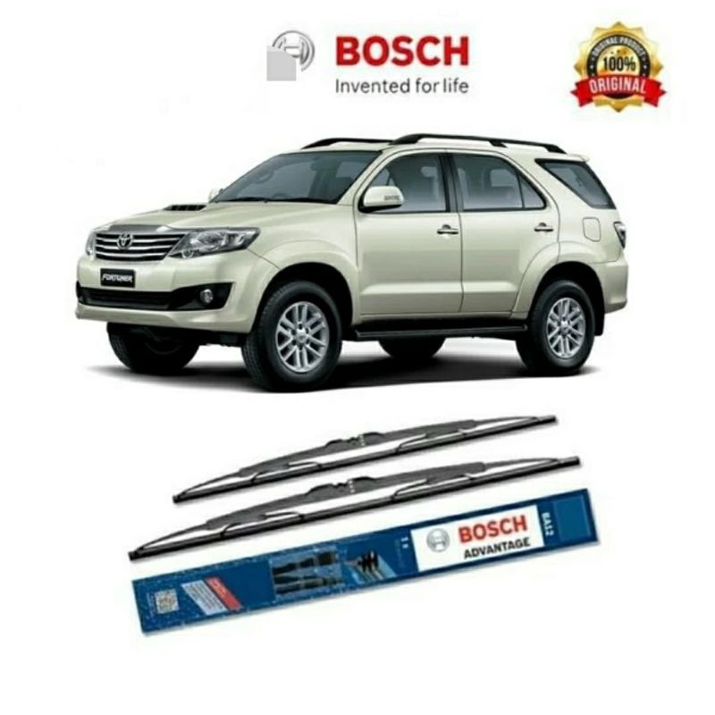 Jual Toyota Fortuner Old Wiper Bosch original Kaca Depan 22 & 18 Inch | Shopee Indonesia