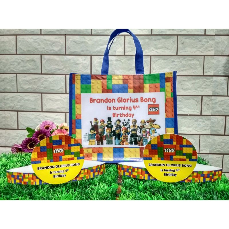Jual GOODIE BAG TAS ULTAH/TAS ULANG TAHUN LEGO/TAS SOUVENIR ULTAH MIKA ...