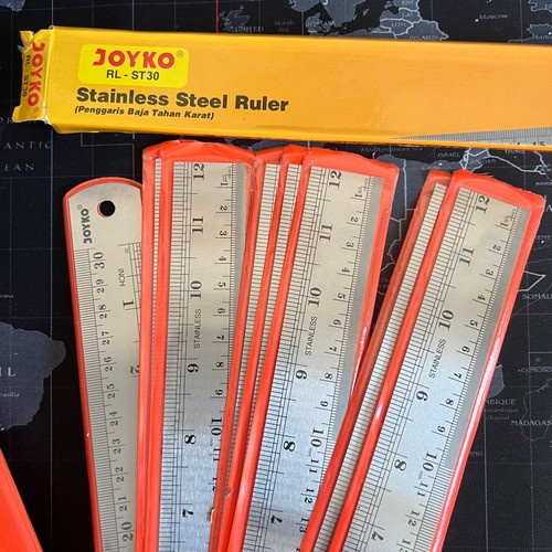 Jual Penggaris besi 30 cm merk joyko | Shopee Indonesia