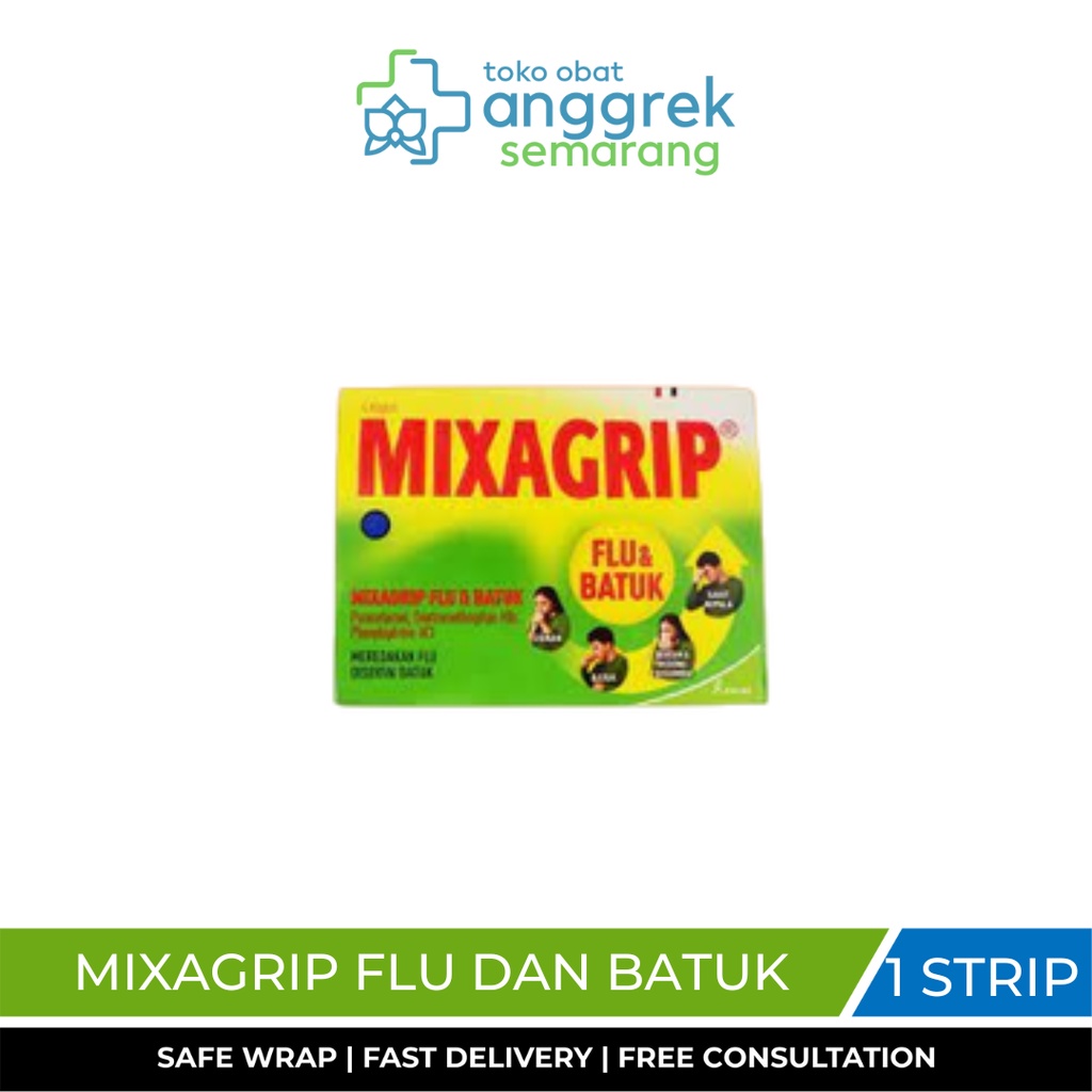 Jual Mixagrip Flu & Batuk 4 Kaplet - Meredakan Flu dan Batuk | Shopee ...