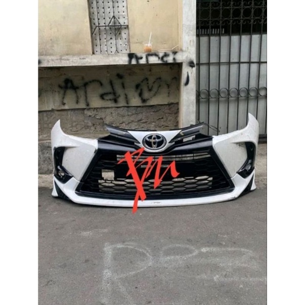 Jual Bemper Bumper depan set Grill Toyota Yaris GR atau TRD Facelift ...