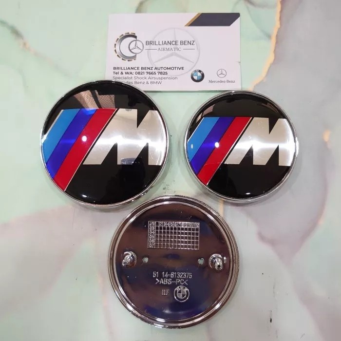Jual Emblem BMW Kap Mesin 82mm / Bagasi 74mm Logo Kap Mesin M Power M ...