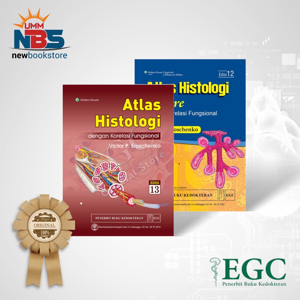 Jual Atlas Histologi Difiore Edisi 12 - Victor P Eroschenko | Shopee ...