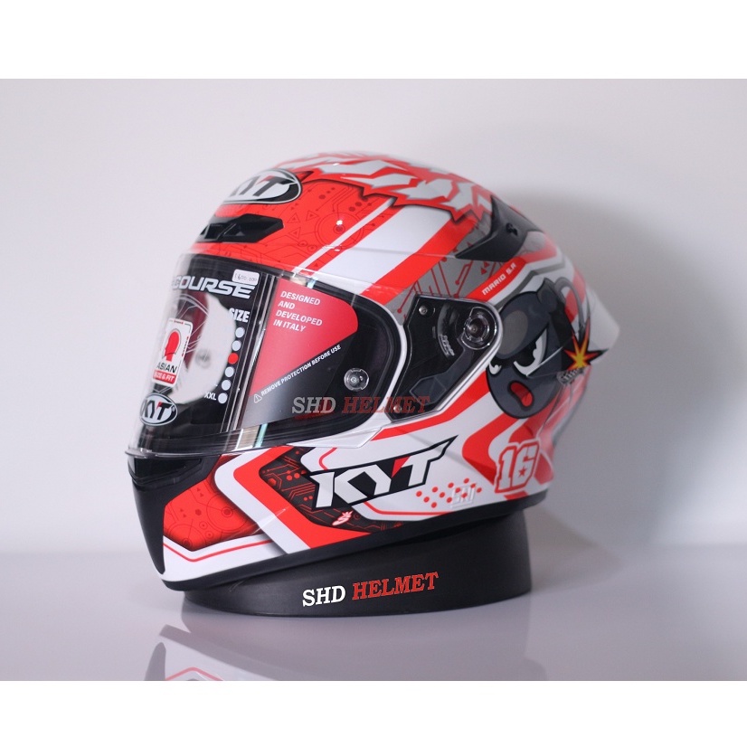 Jual Helm KYT TTC Super Mario TT Course Motif Original | Shopee Indonesia