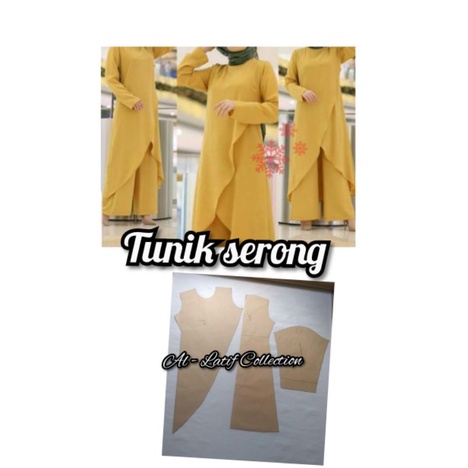 Jual pola instan / pola jiplak TUNIK SERONG | Shopee Indonesia