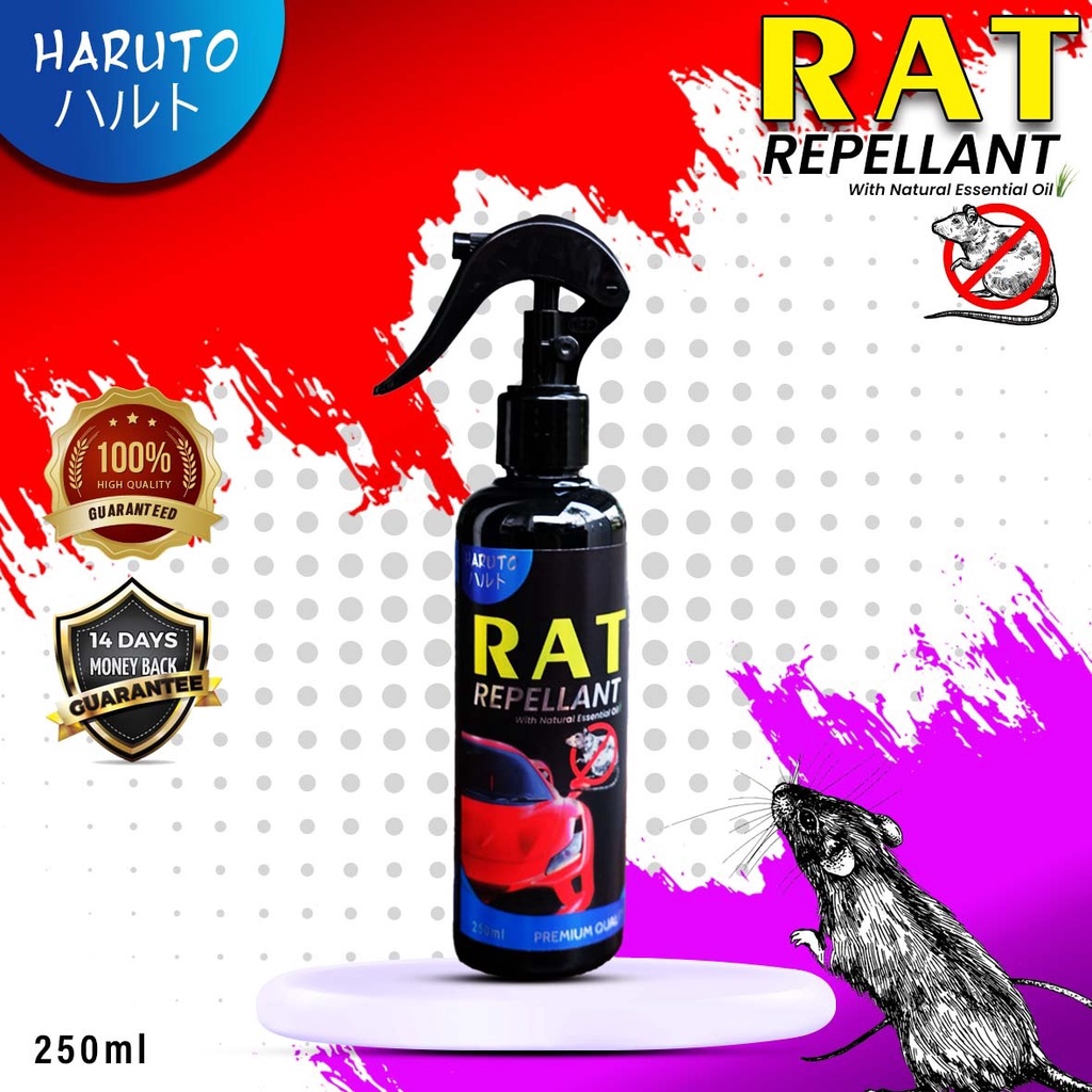 Jual Parfum pengusir tikus Haruto rat repellent 250ml ampuh untuk ruang ...
