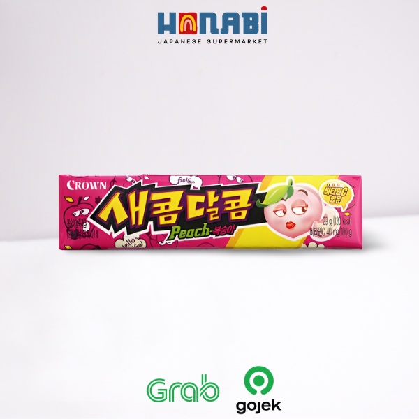 Jual Crown Sweet Sour Candy Peach 29g - Permen Asam Manis Peach Made In ...