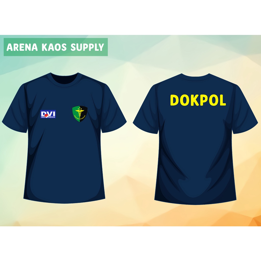 Jual KAOS DOKPOL FORENSIK BIDDOKKES DVI (BISA CUSTOM REQUEST) | Shopee ...