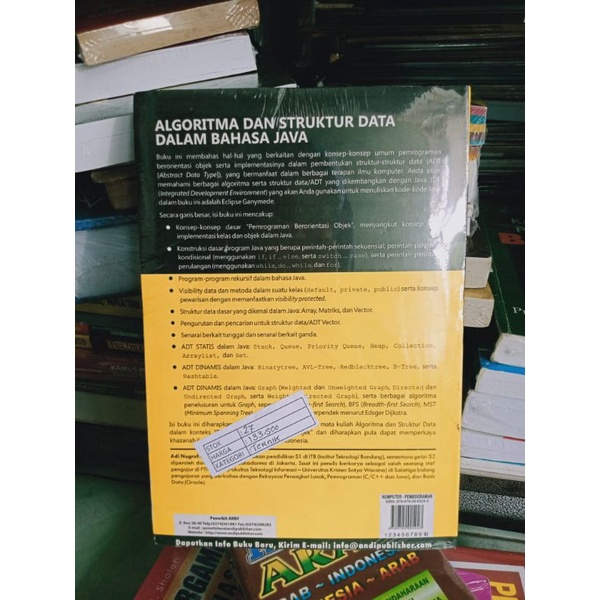 Jual BUKU ALGORITMA DAN STRUKTUR DATA DALAM BAHASA JAVA | Shopee Indonesia Jual BUKU ALGORITMA DAN STRUKTUR DATA DALAM BAHASA JAVA | Shopee Indonesia