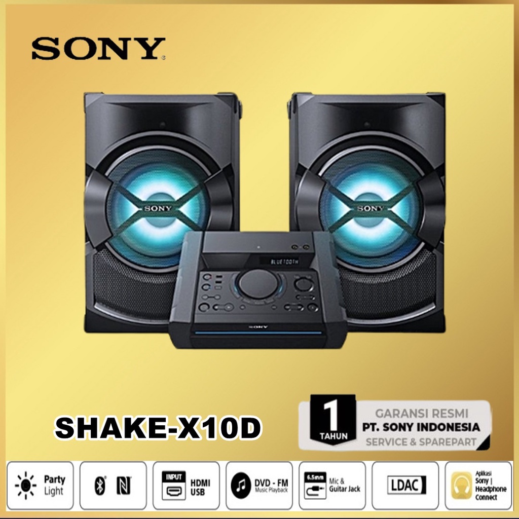 Jual Sony SHAKE-X10D X10 D High Power Home Audio System Bluetooth ...