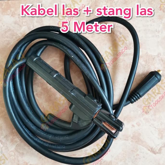 Jual kabel las set 5 meter Rhino plus tang las 200a stang las set k ...
