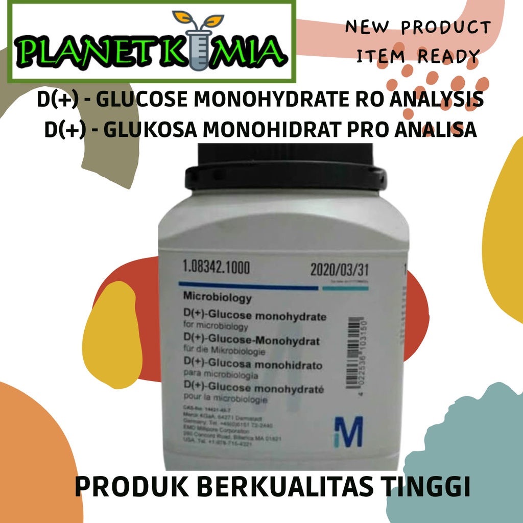 Jual D - Glucose Monohydrate / D - Glukosa Monohidrat Pro Analisa Merck ...