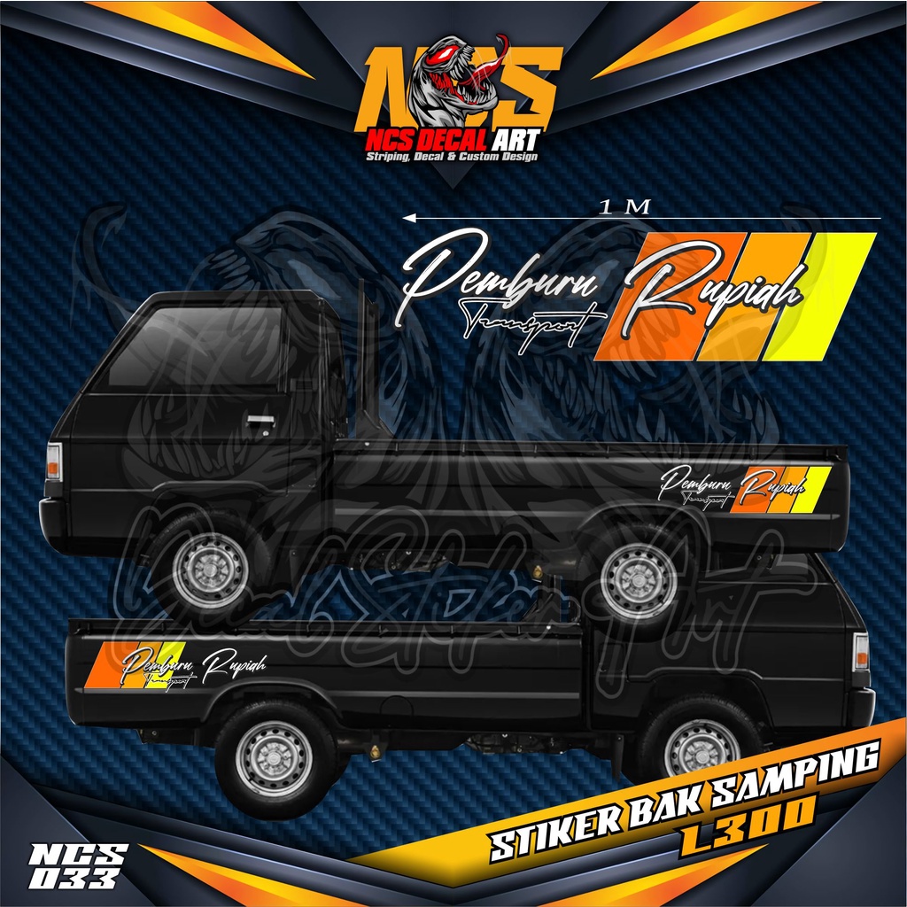 Jual Stiker Bak Samping Pick Up L300 Stiker Vinyl Custom Stiker Variasi ...