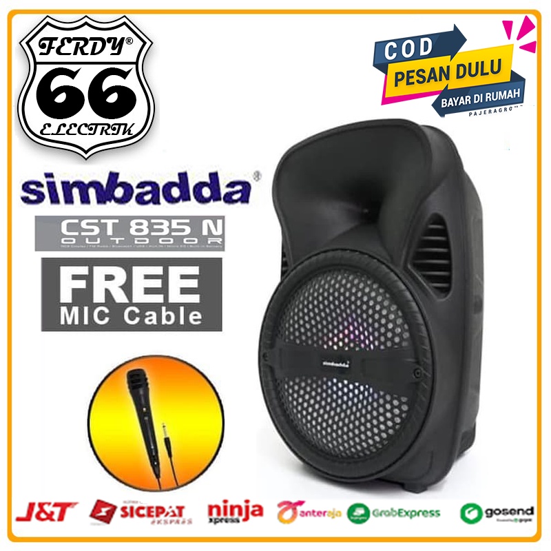 Jual SIMBADDA CST 835N Speaker Aktif Portable/Ampli Meeting FREE MIC ...