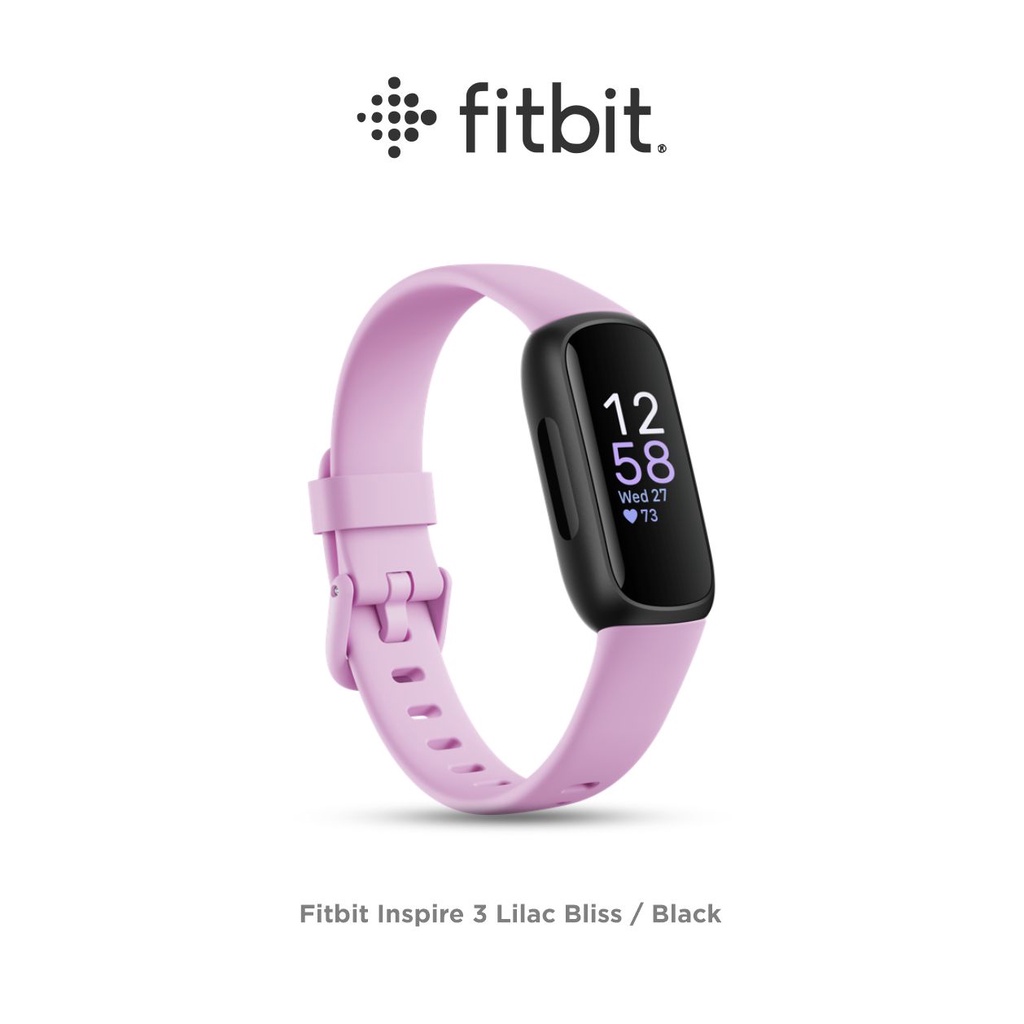 Jual FITBIT Inspire 3 Fitness Trackers - Lilac Bliss / Black | Shopee ...