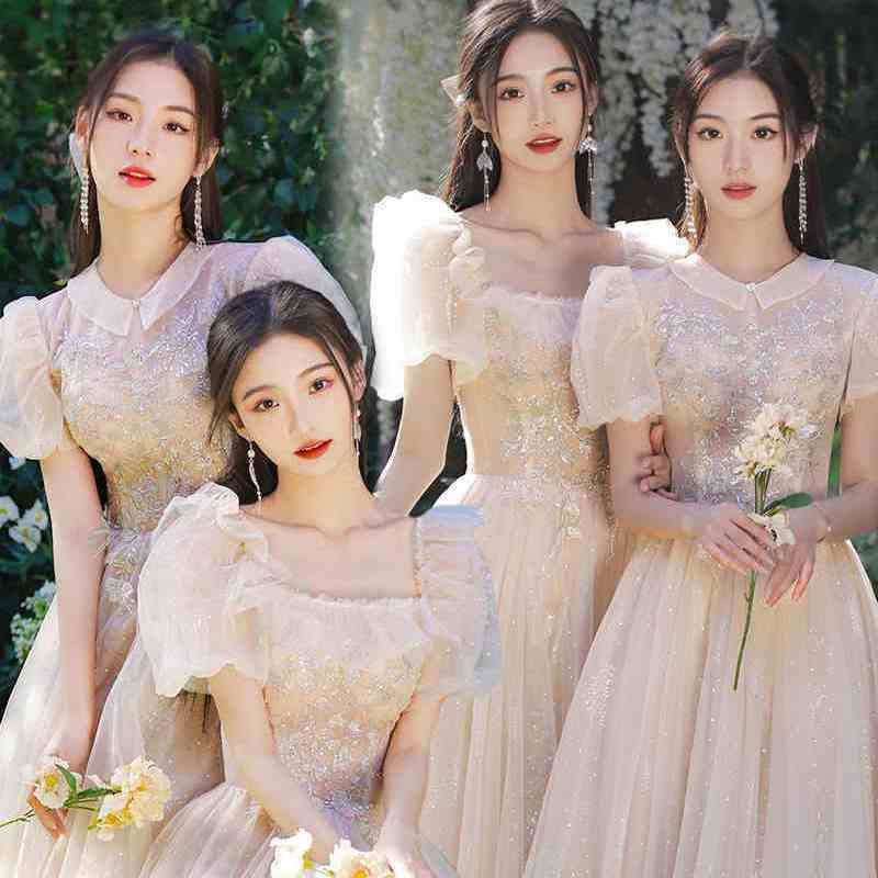 Jual Gaun pengiring pengantin peri temperamen niche baru pernikahan ...