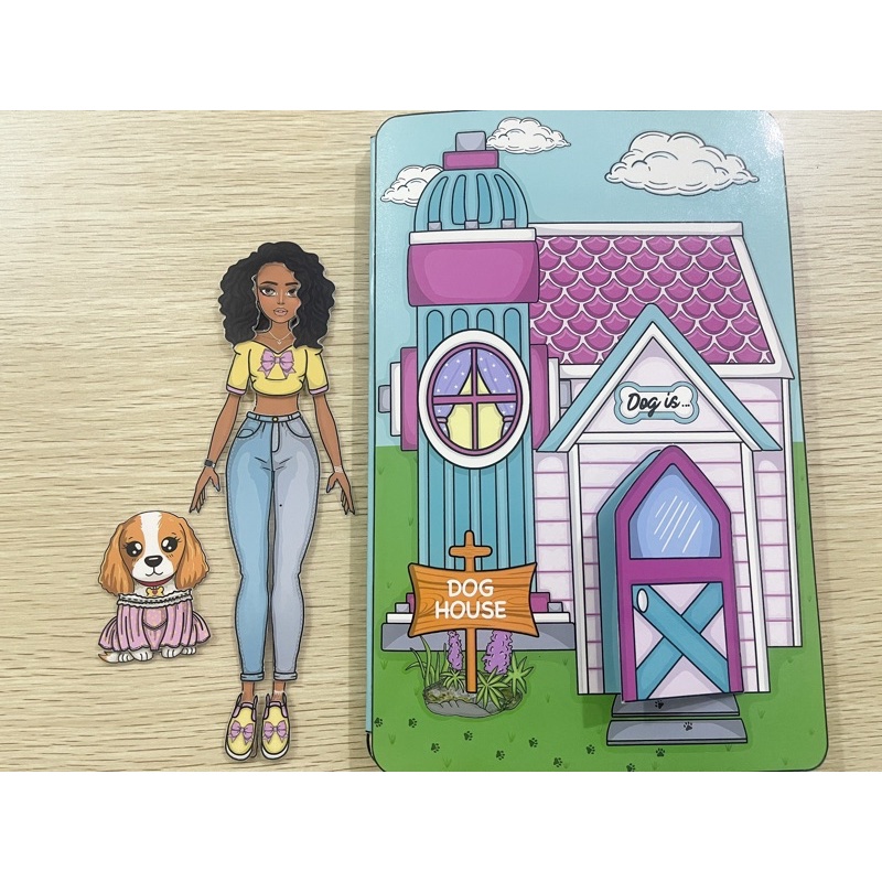 Jual DIY Paper doll (Belum dirakit) - paper doll magnet - paper doll ...