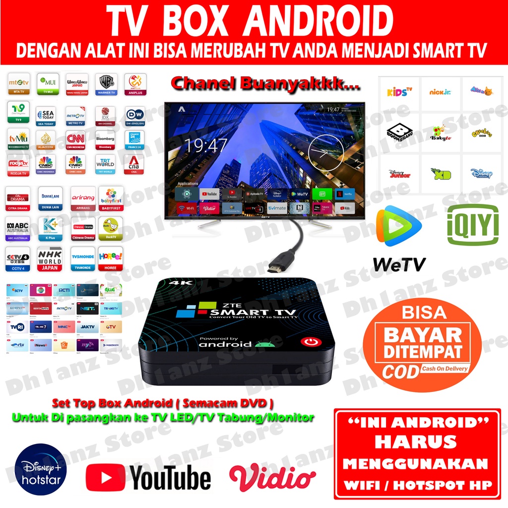 Jual Set top box Android (Merubah tv biasa menjadi android SmartTV ...