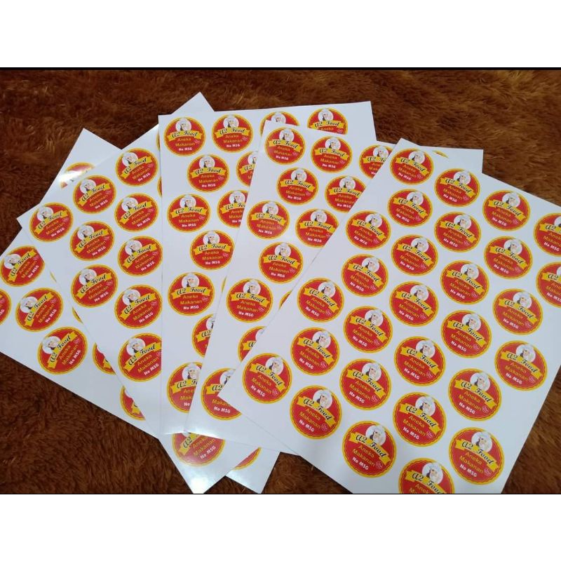 Jual STIKER GLOSSY A4 LABEL PRODUCT NO CUTTING | Shopee Indonesia