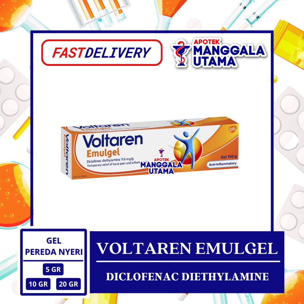 Jual VOLTAREN EMULGEL ORIGINAL PEREDA NYERI GSK | Shopee Indonesia