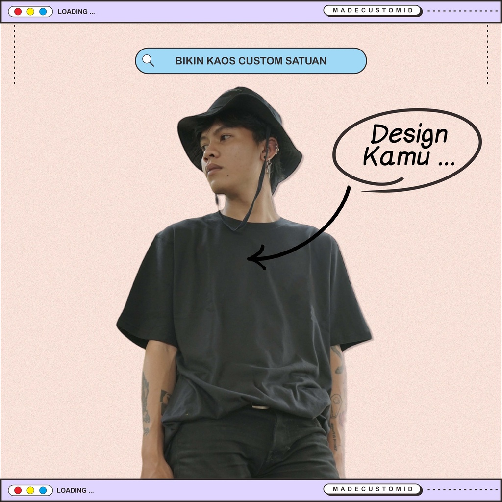 Jual Baju Custom | 24S COTTON COMBED | Design Sesuai Keinginan Kamu ...