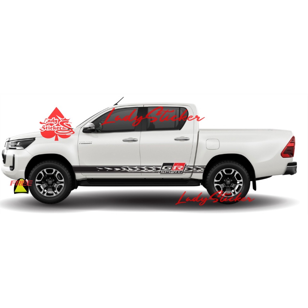 Jual NEW STICKER MOBIL HILUX REVO CUTTING STICKER STIKER MOBIL TOYOTA ...
