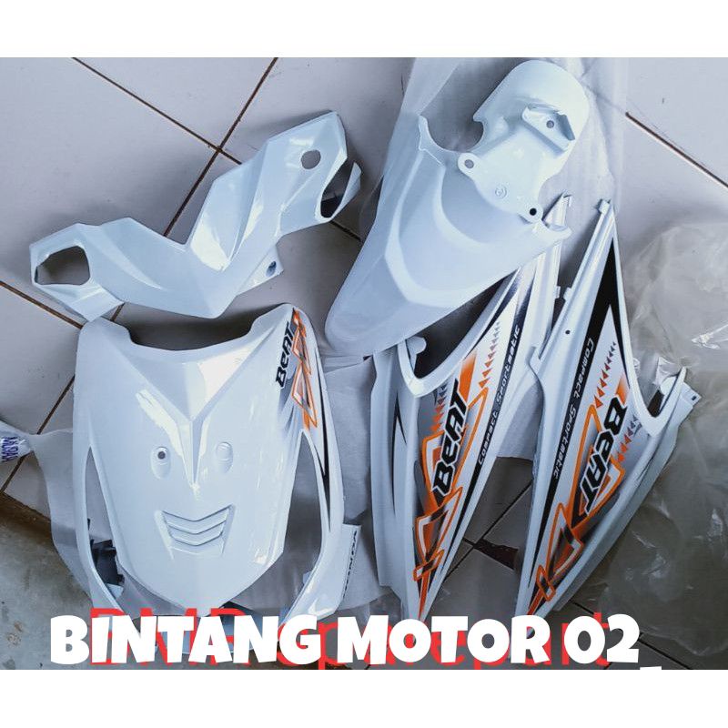 Jual Cover body beat karbu putih body full set halus beat karbu putih ...