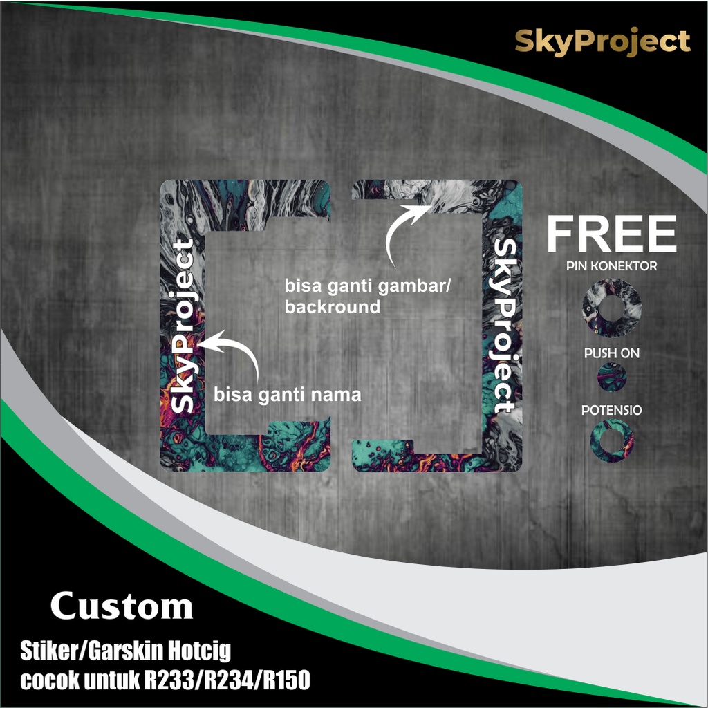 Jual STIKER GARSKIN R233/R150/R234 CUSTOM | Shopee Indonesia