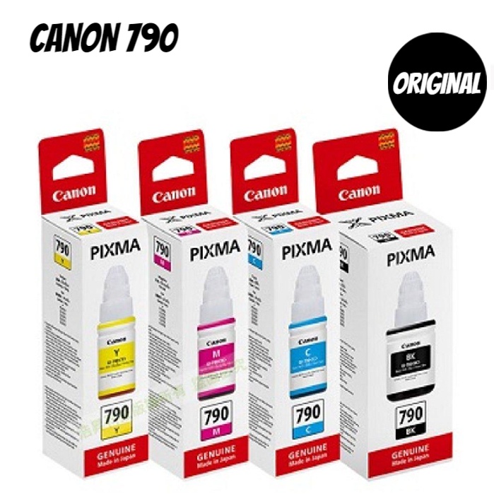 Jual Paketan tinta Canon pixma GL-790 G1010,G2010 CYAN, MAGENTA, YELLOW ...