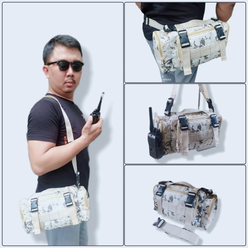 Jual Tas Slempang Pria Original Tactical ( HARGA GROSIR ) Tas Army ...