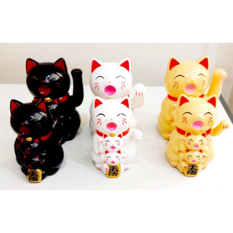 Jual Maneki Neko Anak / Kucing Hoki Viral / Manekineko Jepang / Kucing ...