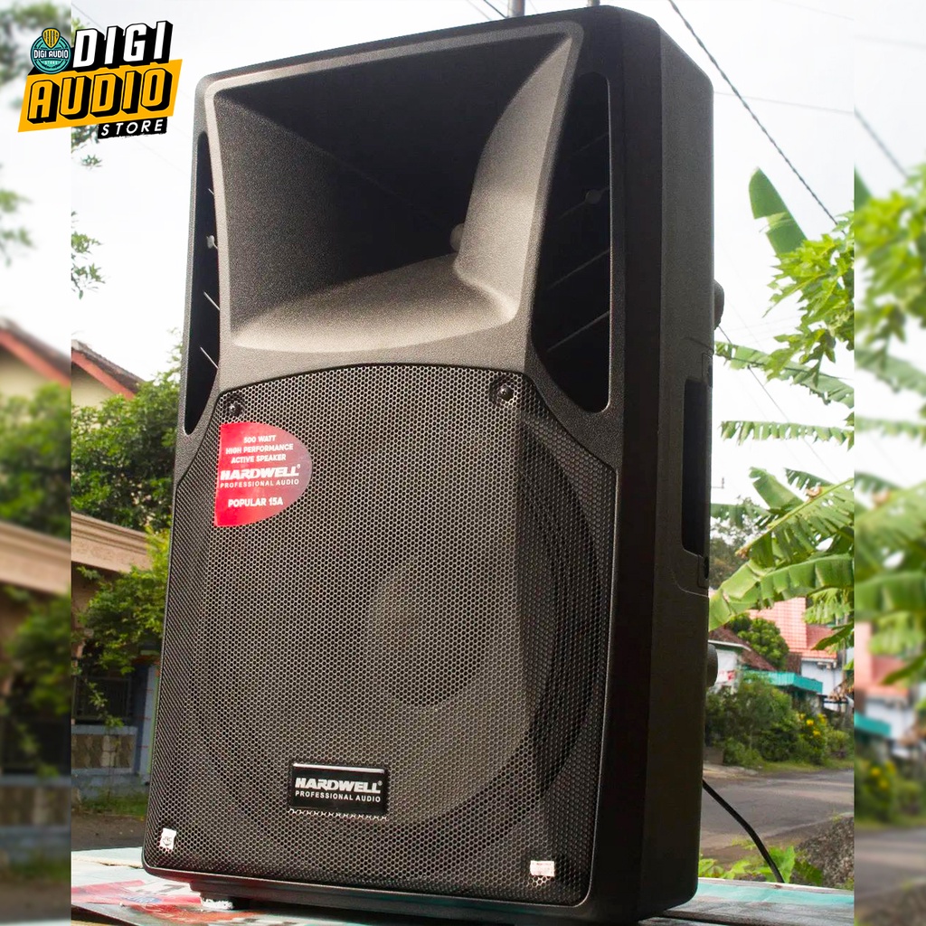 Jual Speaker Aktif 15 inch 500 Watt HARDWELL POPULAR 15A - POPULAR15A - Active Speaker Sound ...