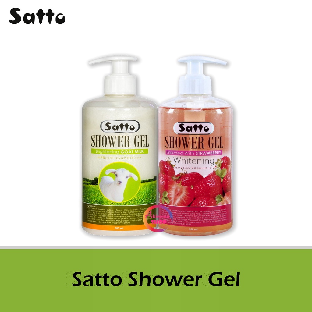 Jual Satto Shower Gel Brightening 500ML | Shopee Indonesia