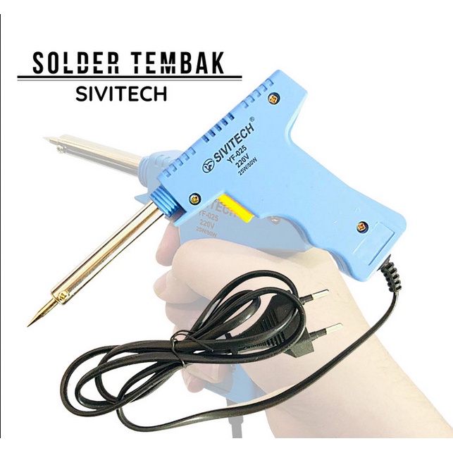 Jual Solder Tembak Listrik Otomatis SIVITECH YF-025 25W/80W | Shopee ...