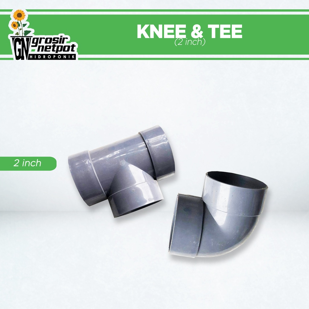 Jual Knee 2” / Elbow / Tee / Fitting Sambungan Pipa Paralon PVC 2 inch | Shopee Indonesia