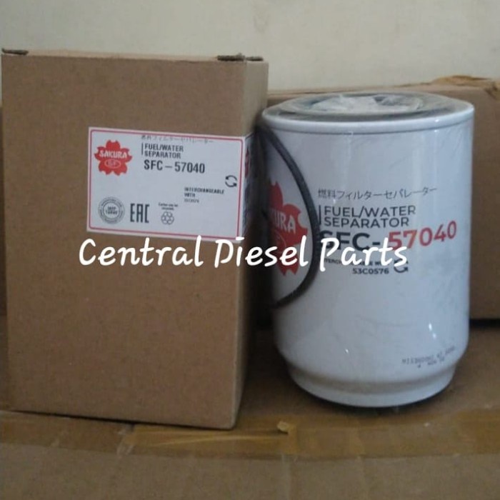 Jual Fuel Filter Solar Guangxi Liugong 53C0576 SFC-57040 SFC57040 ...