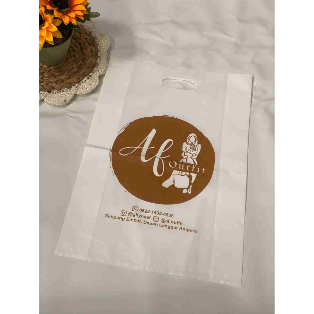 Jual Plastik Sablon Plong Hd Lipat Custom Ukuran 30x45 Free Desain